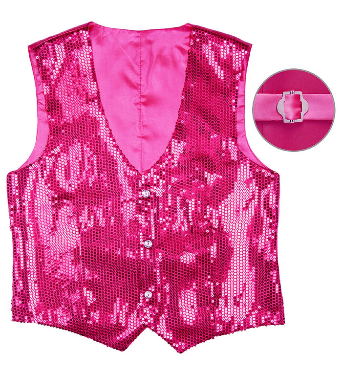Glittervest Pink