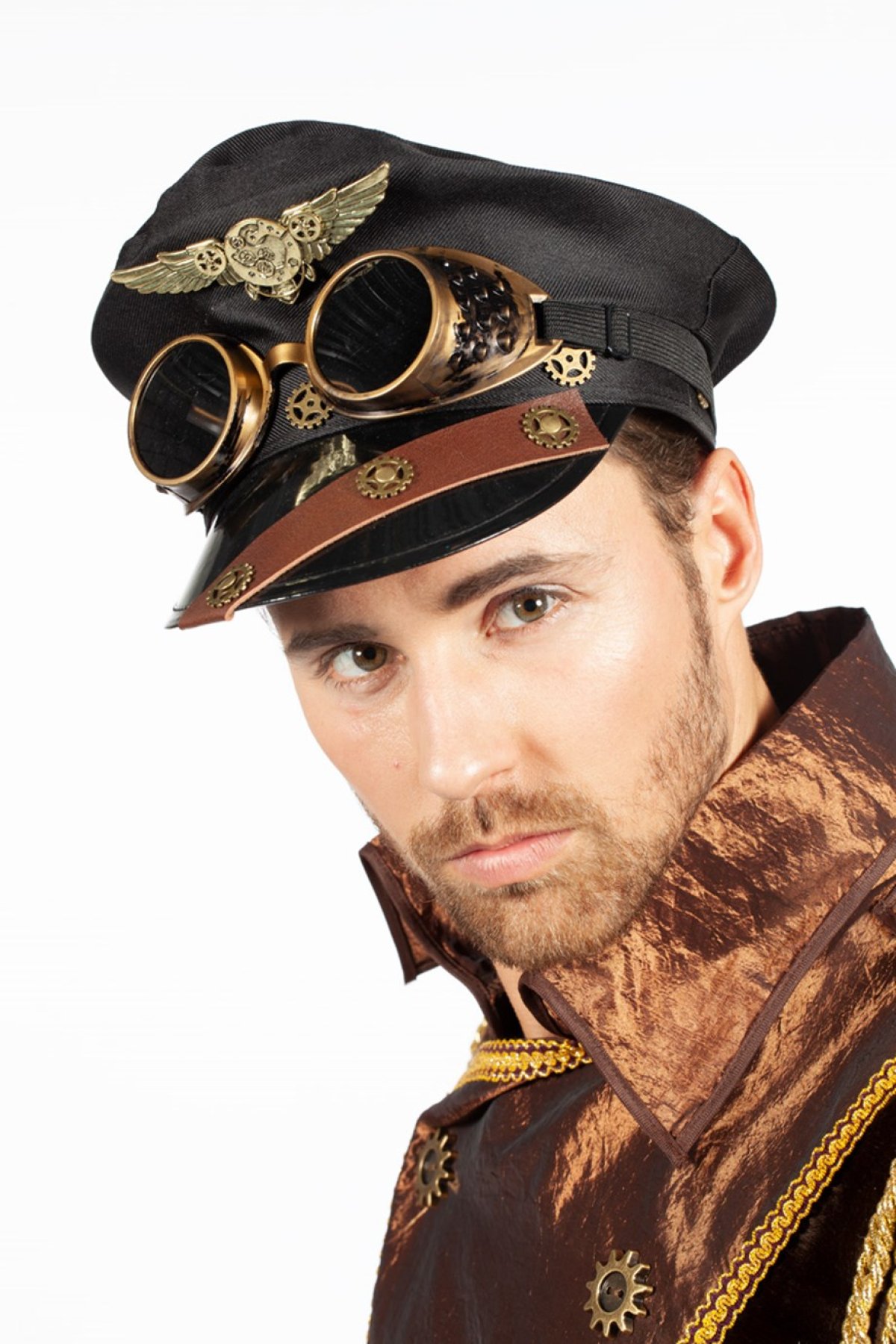 steampunk pilot hat