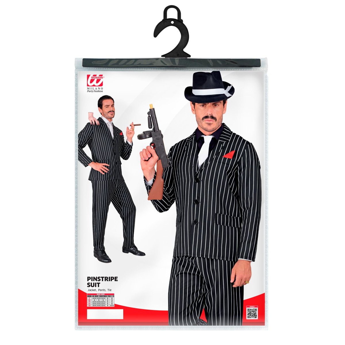 Pinstripe Gangster Kostume