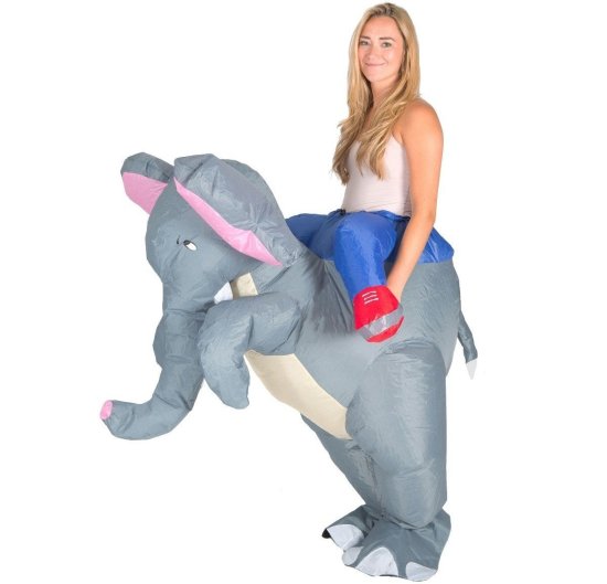 Oppustelige dyre kostume - Køb Oppustelige dyre kostumer på Kostumer.dk